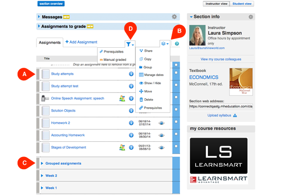 Connect - Assignment List Management
