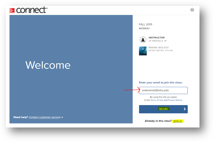 Connect - How to pair an account in Canvas as a student