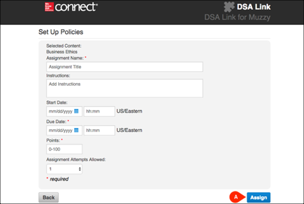 Connect - Create an Application Based Activity