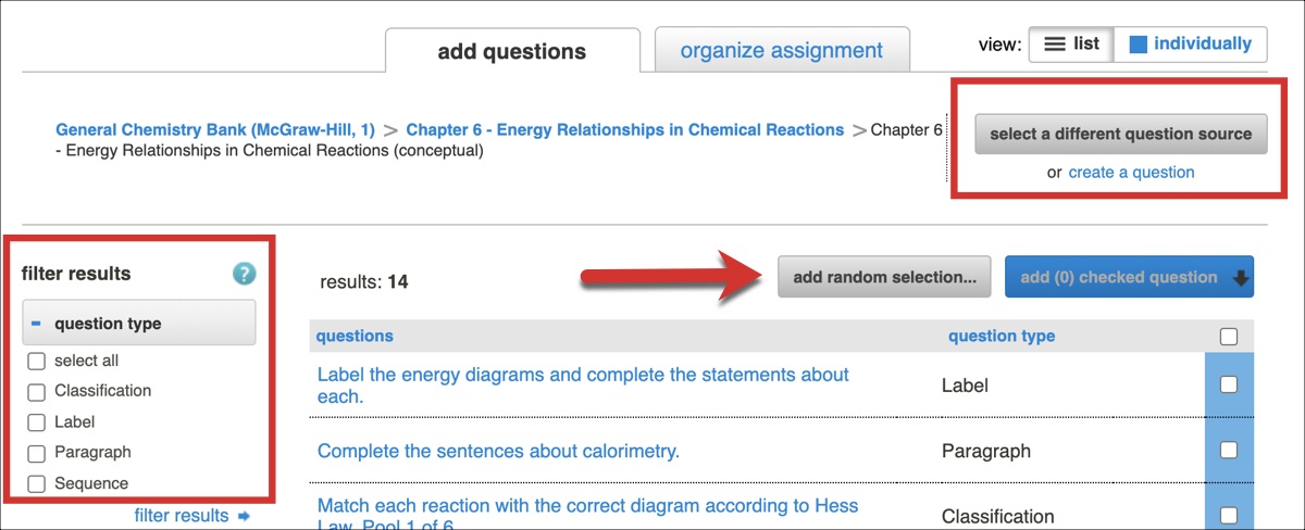 Connect - Create Assignments