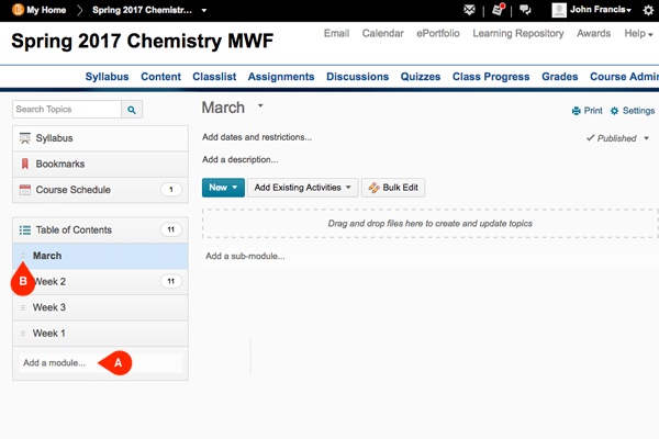 Connect - Deploy Assignments to Brightspace