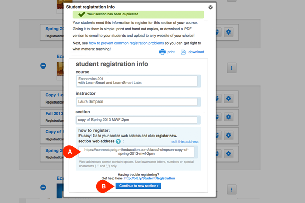 Connect - Creating Multiple Connect Sections