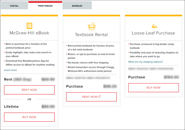 What is the correct eBook purchase option?