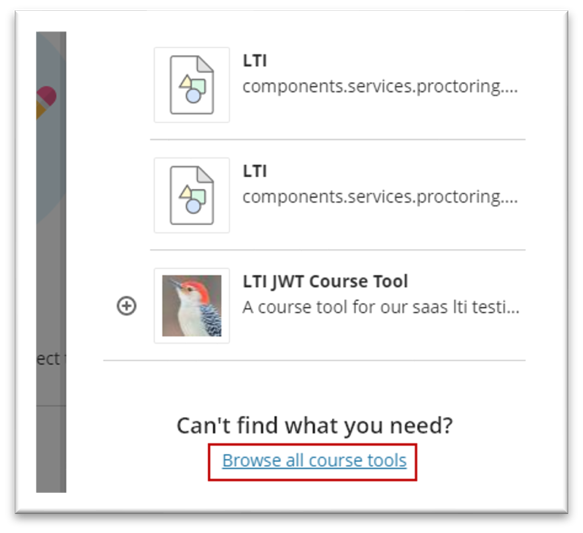 Blackboard LTI Advantage Integration