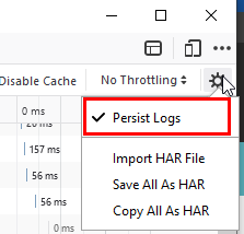 HAR - How to capture a HAR File