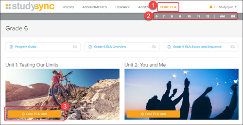 Knowledge: StudySync - Assignments