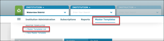 Knowledge: ALEKS - Create a Master Template