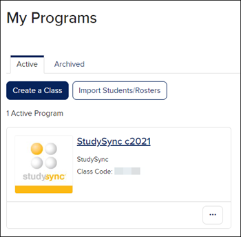 Knowledge: StudySync - Adding Co-Teachers to Classes