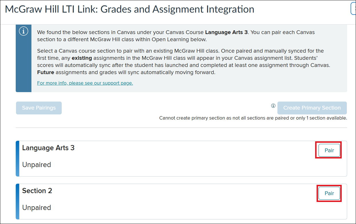 Knowledge: StudySync Assignment Sync and Grade Passback with Canvas