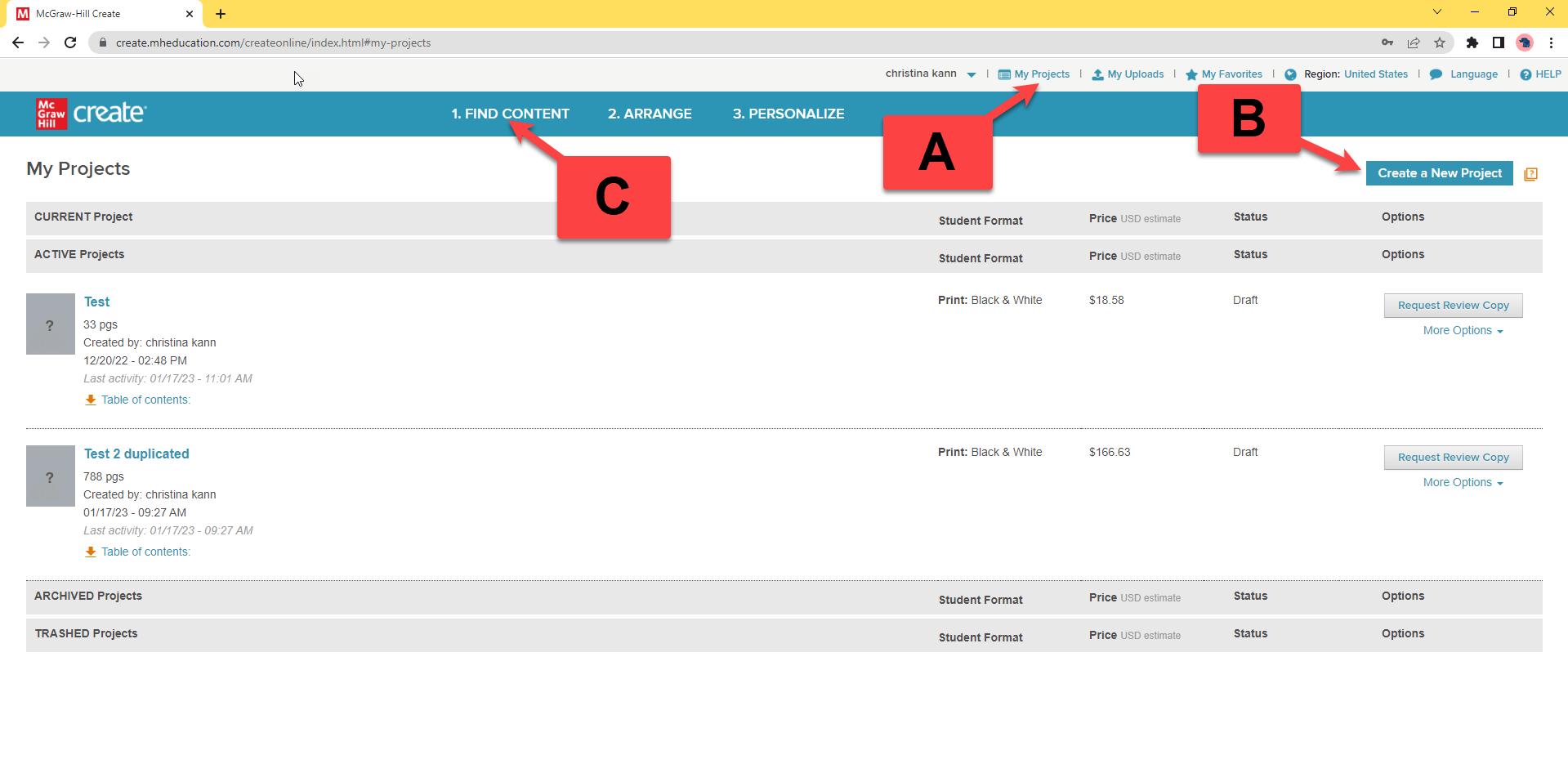Create Help How Do I Create A New Project 