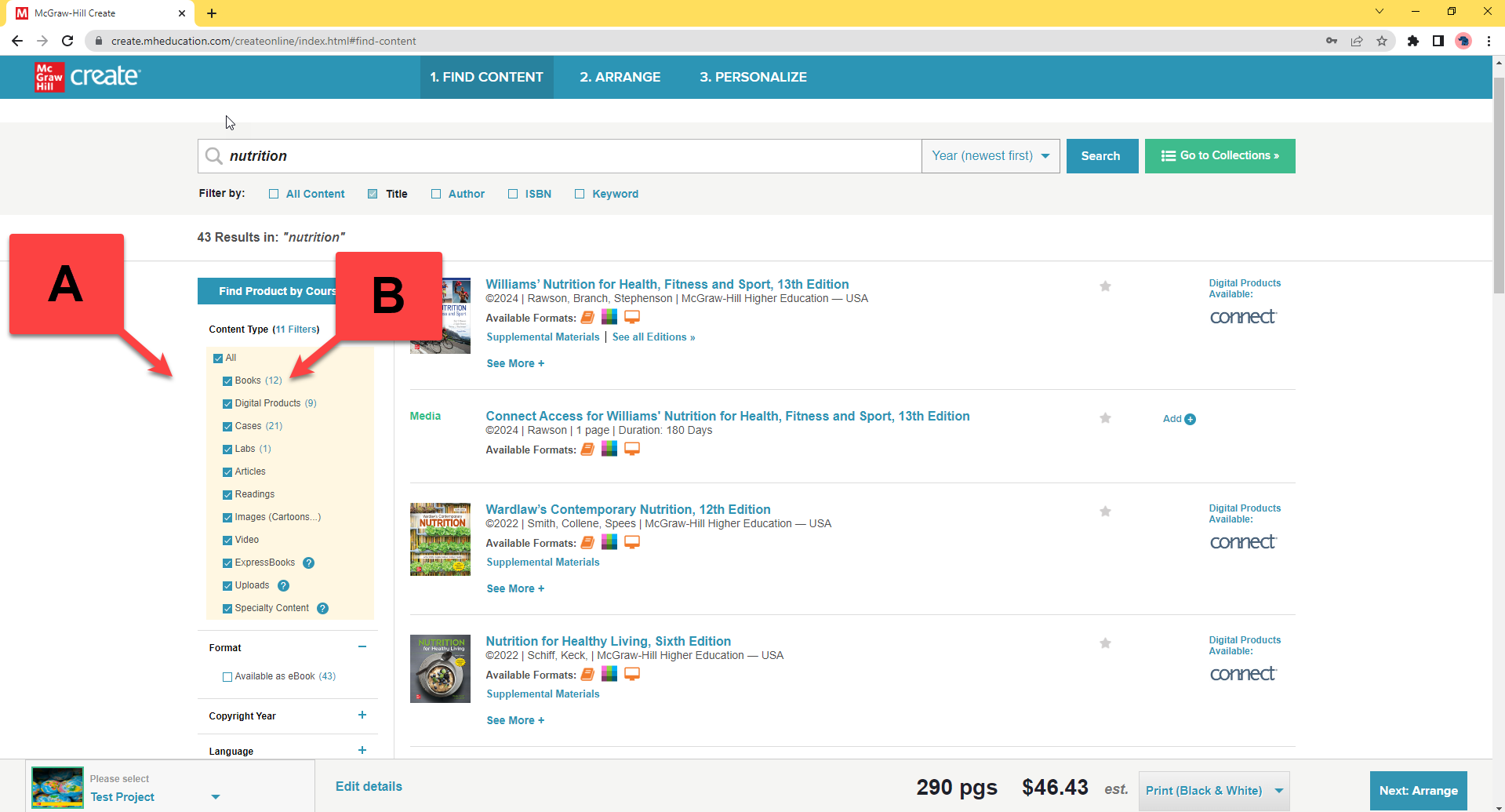 CREATE Help: How do I refine my search results?