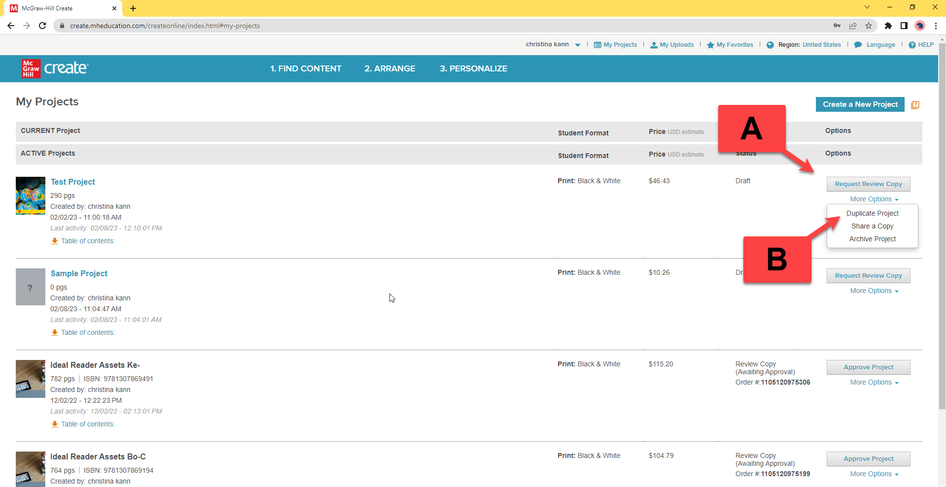 Create Help How Do I Duplicate A Project